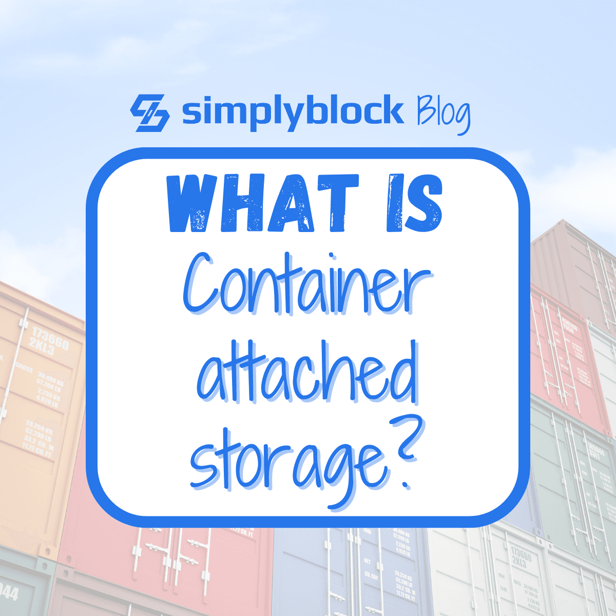 Kubernetes Csi Container Attached Storage