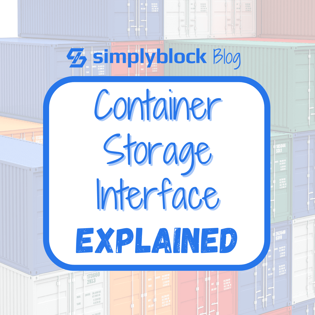 How the CSI (Container Storage Interface) Works | simplyblock