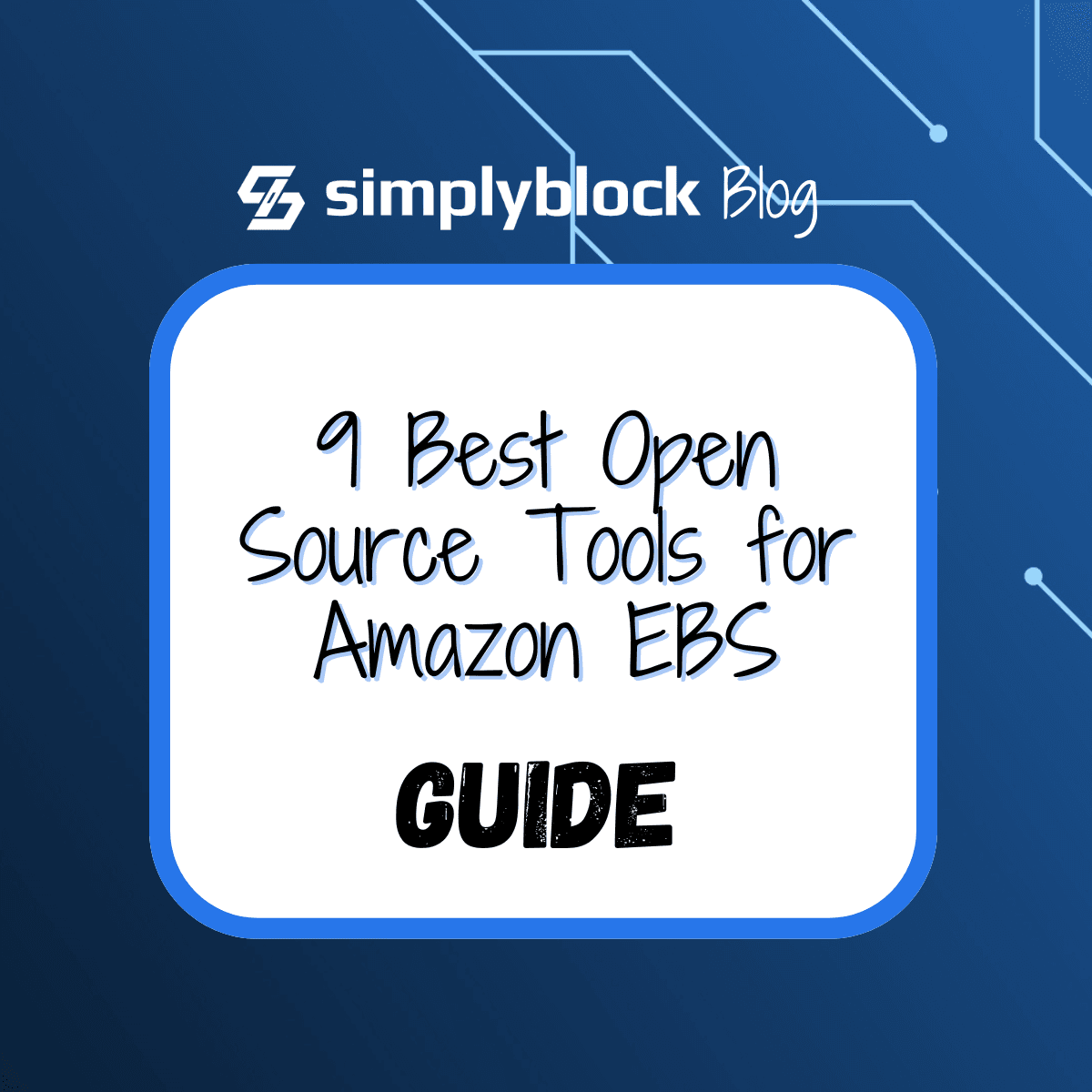 Best Open Source Tools for Amazon EBS | simplyblock
