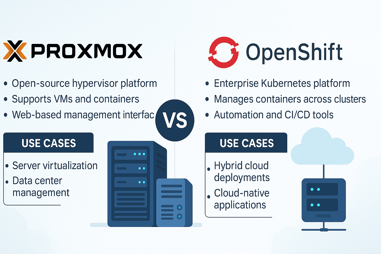 Proxmox vs OpenShift | Simplyblock