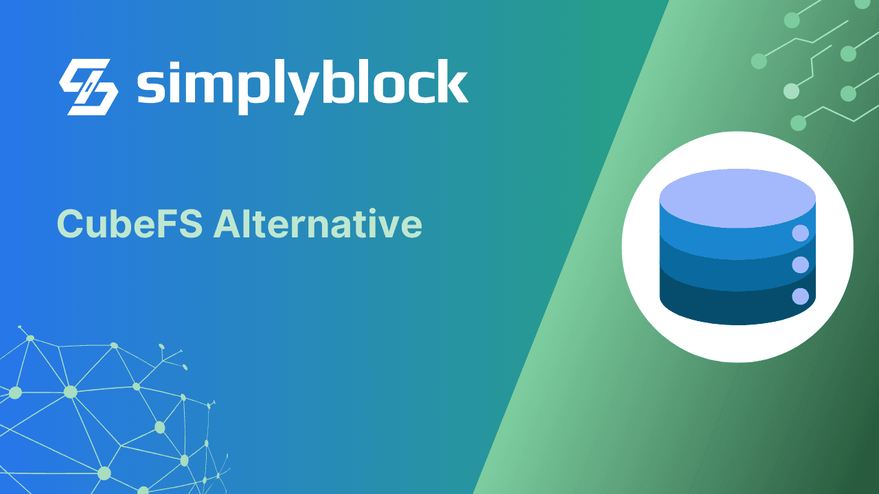 CubeFS Alternative | Simplyblock