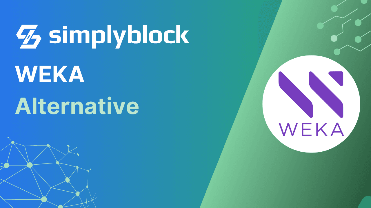 WEKA Alternative | simplyblock