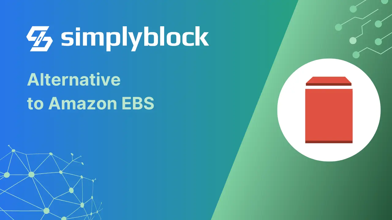Amazon EBS Alternative: Simplyblock | simplyblock