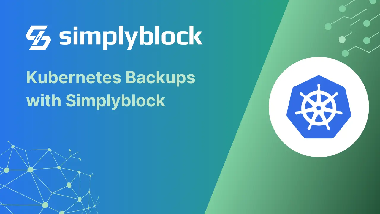 Kubernetes Backup with Simplyblock | simplyblock
