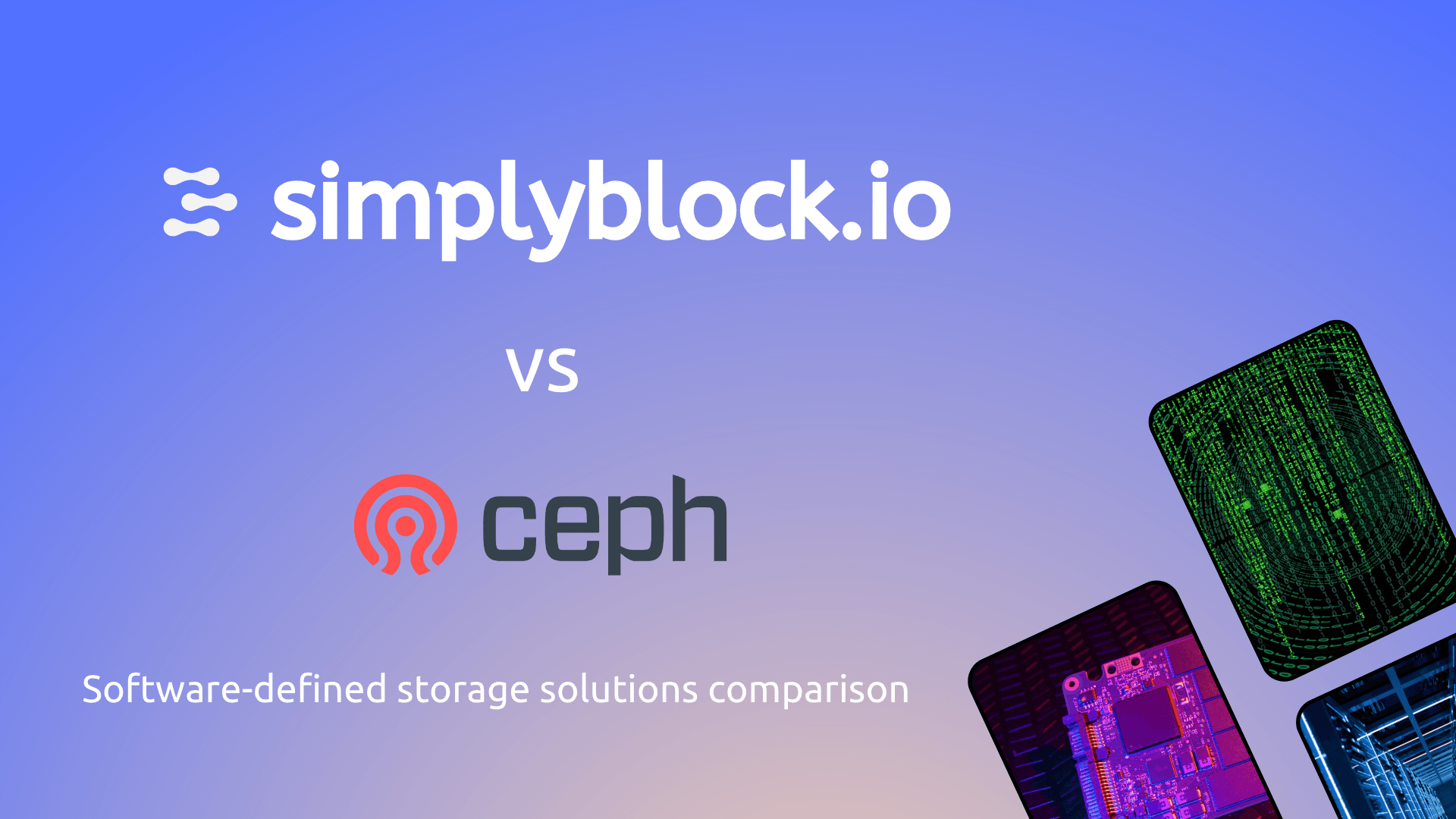 Simplyblock vs Ceph A Comprehensive Comparison | simplyblock